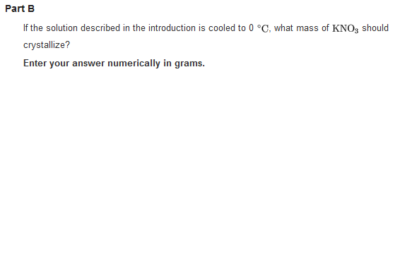 Solved A solid mixture consists of 39.1g of \rm KNO_3 | Chegg.com