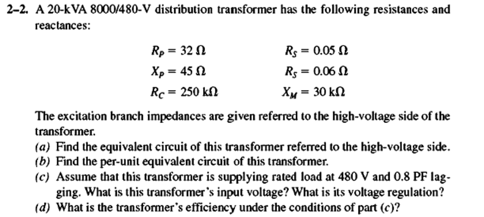 45 Kva Transformer Calculations