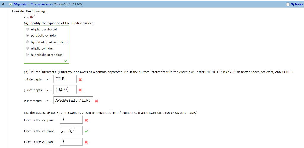 Solved 5. 3/8 points | Previous Answers SullivanCalc1 | Chegg.com