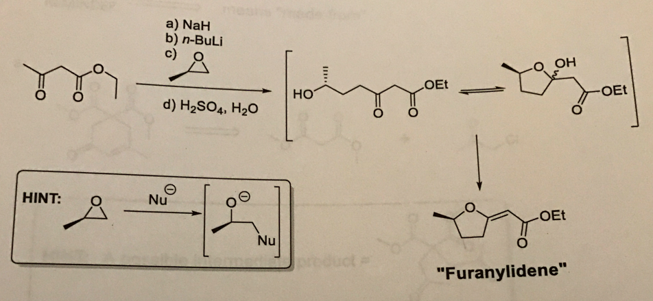 Solved HINT: O a) Na b) n-BuLi c) o d) H2SO4, H2O Nu Nu HO O | Chegg.com