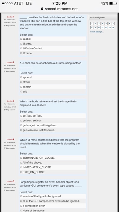 Solved Provides The Basic Attributes And Behaviors