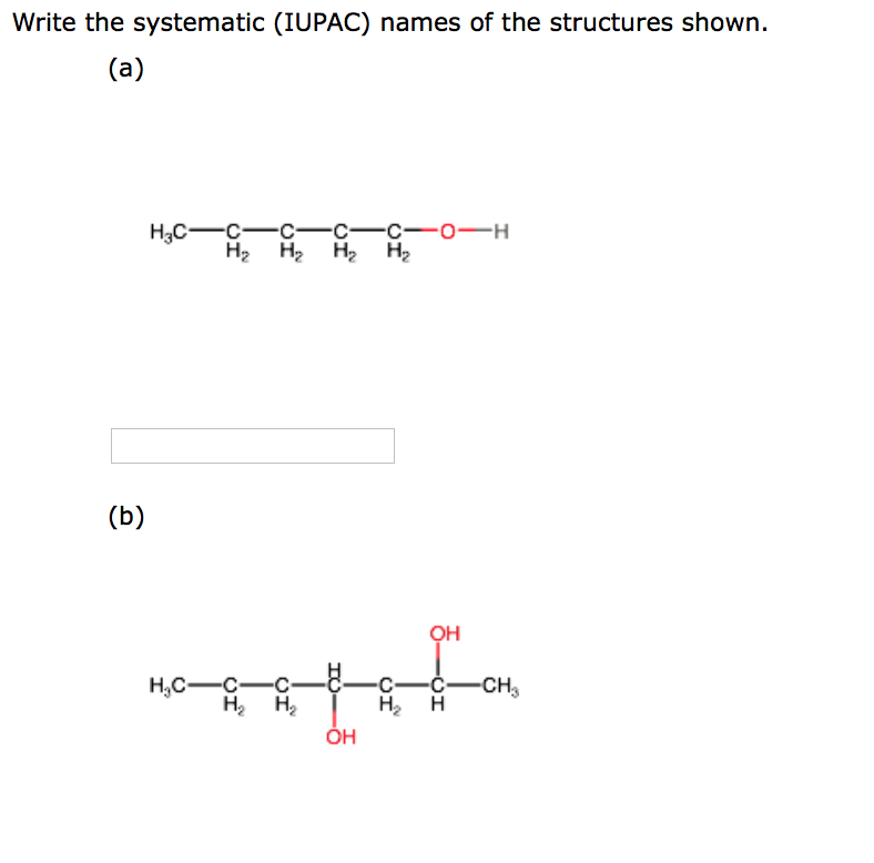 Solved Write the systematic (IUPAC) names of the structures | Chegg.com