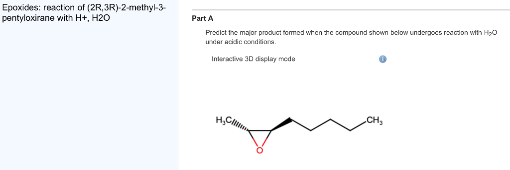 Solved Part A Provide the major organic product of the | Chegg.com