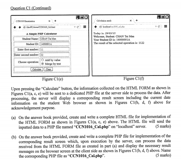 Solved Figures C1 (a) to C1(f below show the sample | Chegg.com