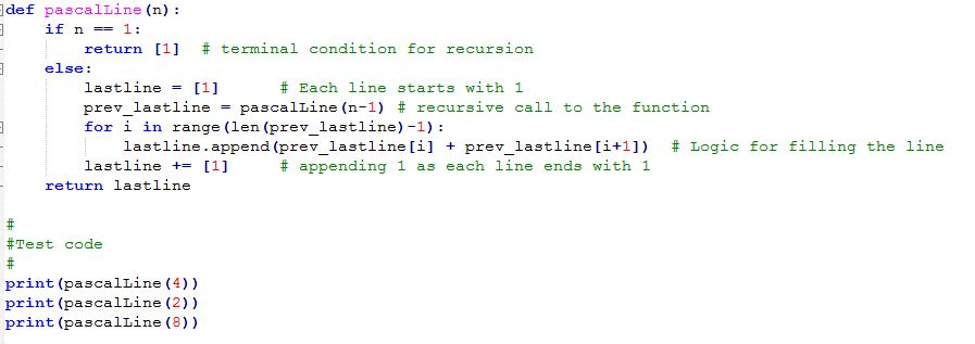 (Solved) - Pascal’s triangle is an infinite two-dimensional pattern of ...