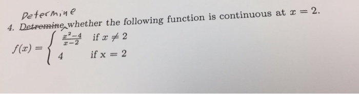 Solved Determine whether the following function is | Chegg.com