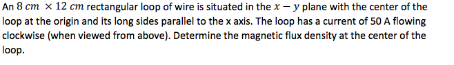 Solved An 8 crn × 12 cm rectangular loop of wire is situated | Chegg.com
