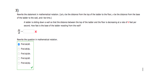Solved 3) Rewrite me statement In mathematical notation. Let | Chegg.com
