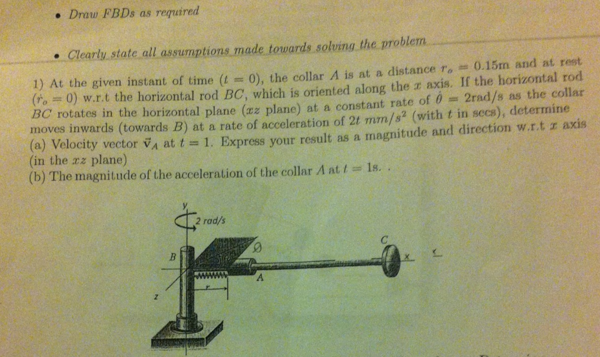 Solved Draw FBDs as required Clearly state, all assumptions | Chegg.com
