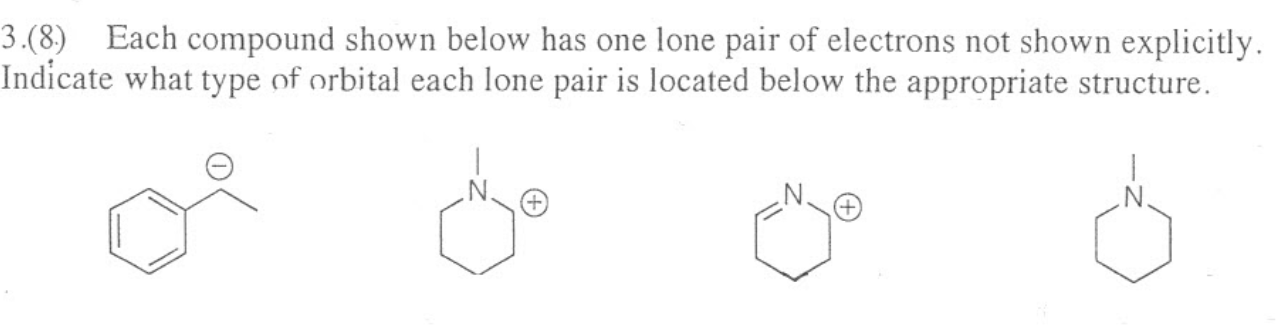 Solved Each compound shown below has one lone pair of | Chegg.com