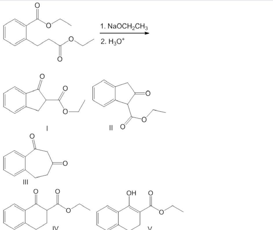Solved 1. NaOCH2CH3 ?? ? IV | Chegg.com