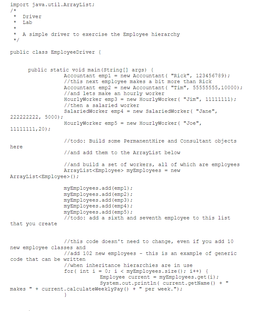 Solved Please help me code the following in: JAVA Please | Chegg.com