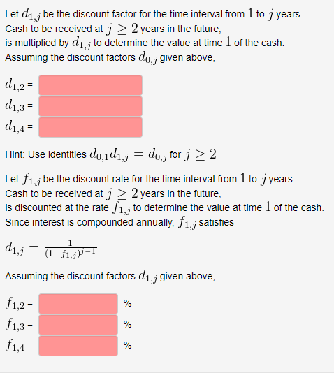 Solved Solve for the red cells in the second image. The | Chegg.com