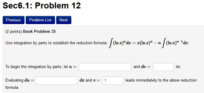 Solved Sec6.1: Problem 12 Previous Problem List Next (2 | Chegg.com