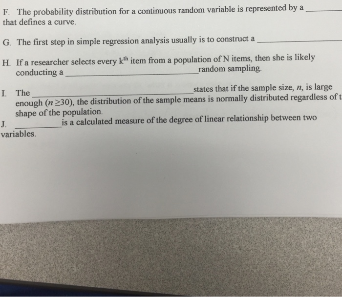 Solved The probability distribution for a continuous random | Chegg.com