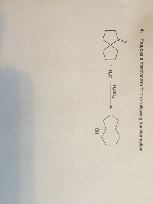 Solved Propose a mechanism for the following transformation. | Chegg.com
