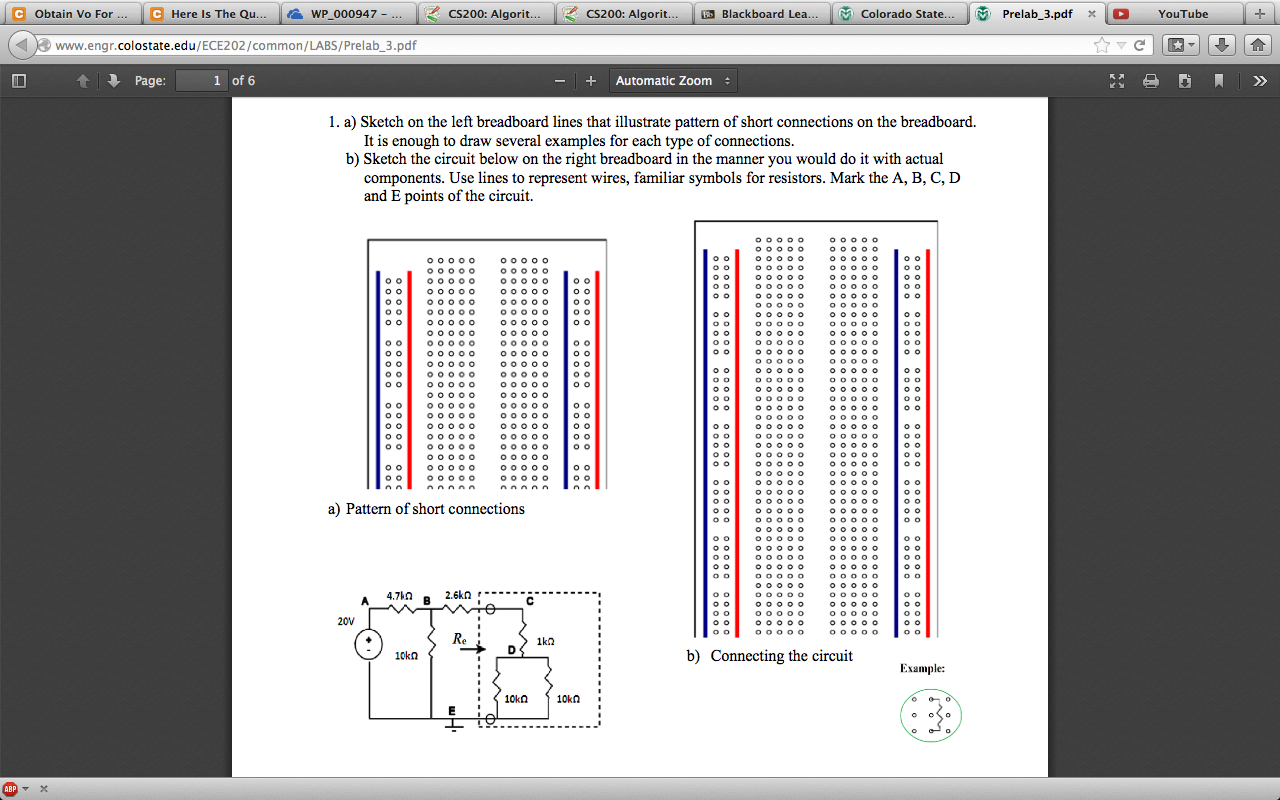 Solved can some one please help me sketching the circuit on | Chegg.com