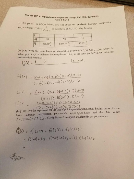 Solved In A B Below You Will Obtain The Quadratic 