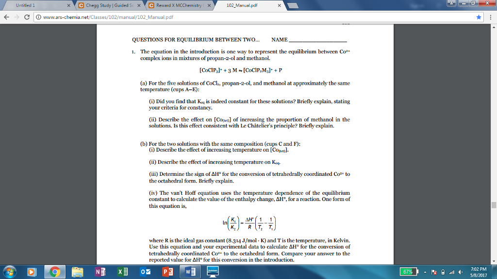 Solved Untitled 1 x MC Chegg Study l Guided Sc x C Reward x | Chegg.com