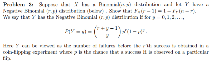 Solved Problem 3: Suppose that X has a Binomial(n, p) | Chegg.com