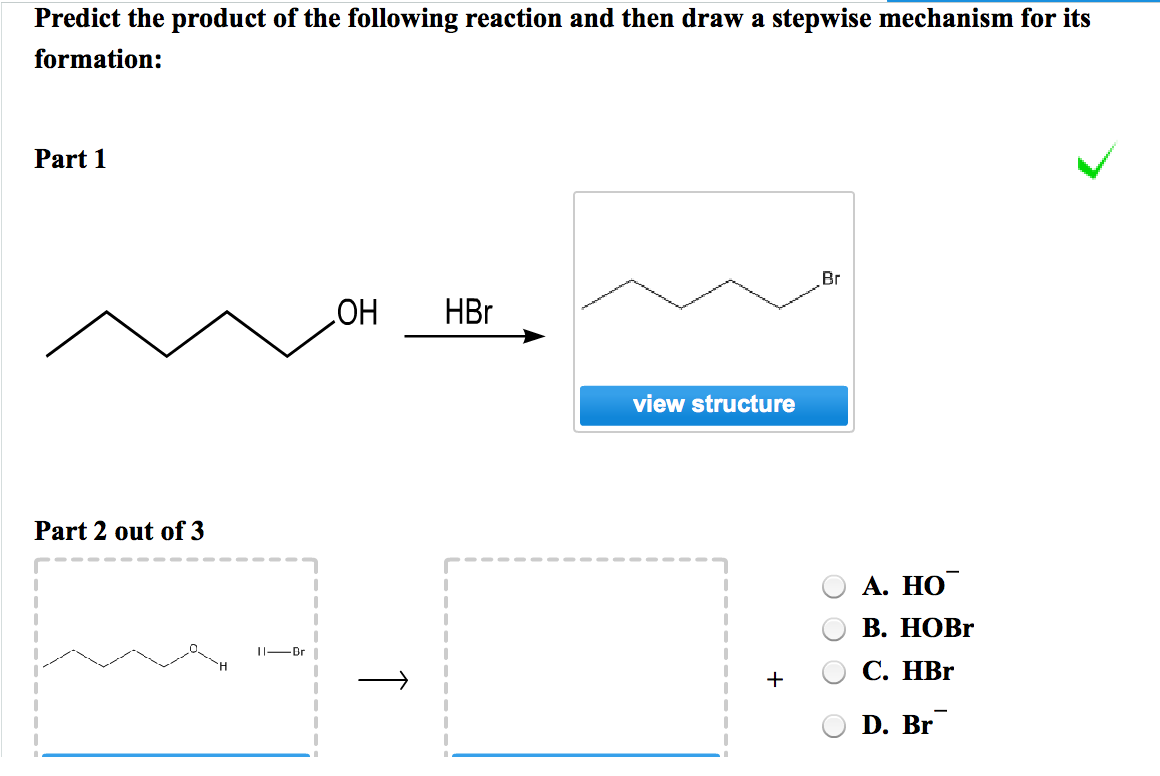 Solved Predict the product of the following reaction and | Chegg.com