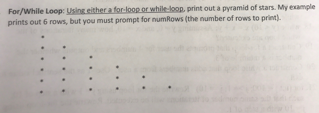 Solved Using either a for-loop or while-loop, print out a | Chegg.com