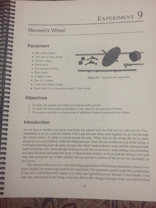 Solved Prelab Quiz for Experiment 9 Answer all questions in | Chegg.com