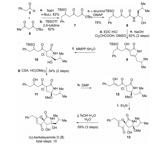 Solved a. NaH TBSO n-BuLi, 82% H DMAP O O b. TBSOTf Ph 78% | Chegg.com
