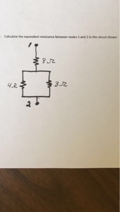 Solved Calculate the equivalent resistance between nodes 1 | Chegg.com