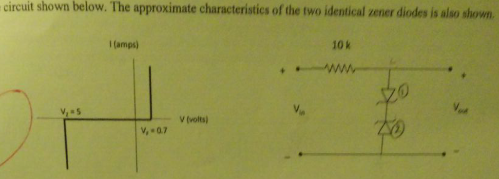 Solved circuit shown below. The approximate | Chegg.com