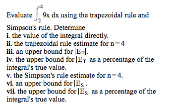 Solved Evaluate integrate 9x dx between the limits 2 to 4 | Chegg.com