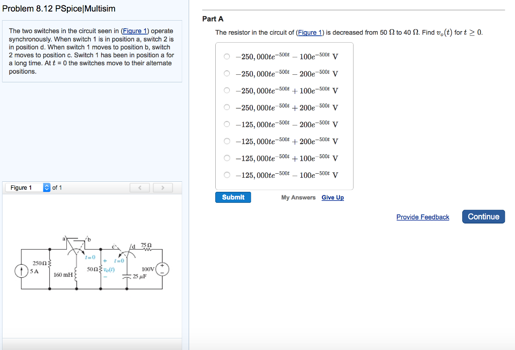 Solved The two switches in the circuit seen in (Figure 1) | Chegg.com