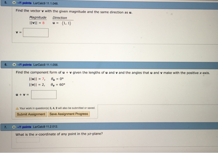 Solved Find the vector v with the given magnitude and the | Chegg.com Solved Find the vector v with the given magnitude and the | Chegg.com
