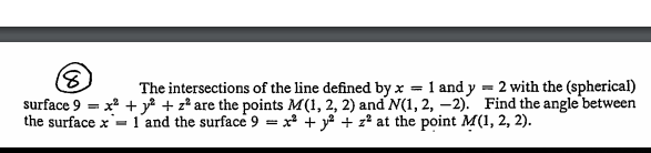 Solved The intersections of the line defined byx1 and y- 2 | Chegg.com