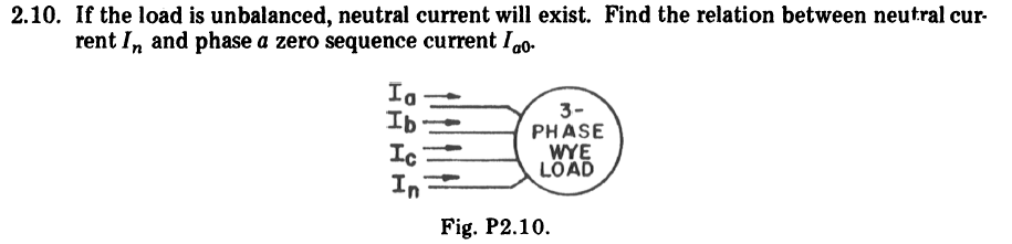 Solved 2.10. If the load is unbalanced, neutral current will | Chegg.com