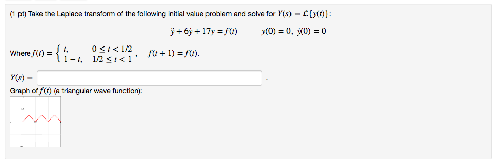 Solved Take the Laplace transform of the following initial | Chegg.com