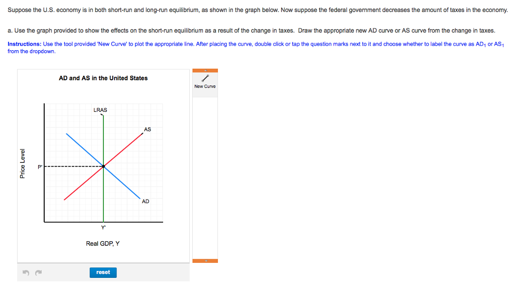 Solved b. In the long run, the (Click to select economy back | Chegg.com