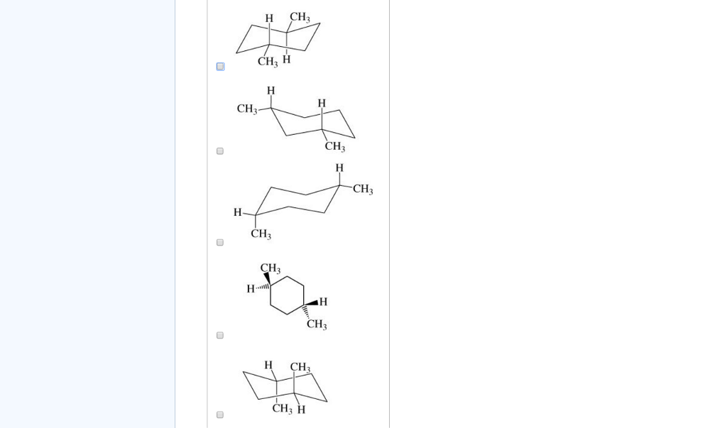 Solved Which of the following structures represent the same | Chegg.com