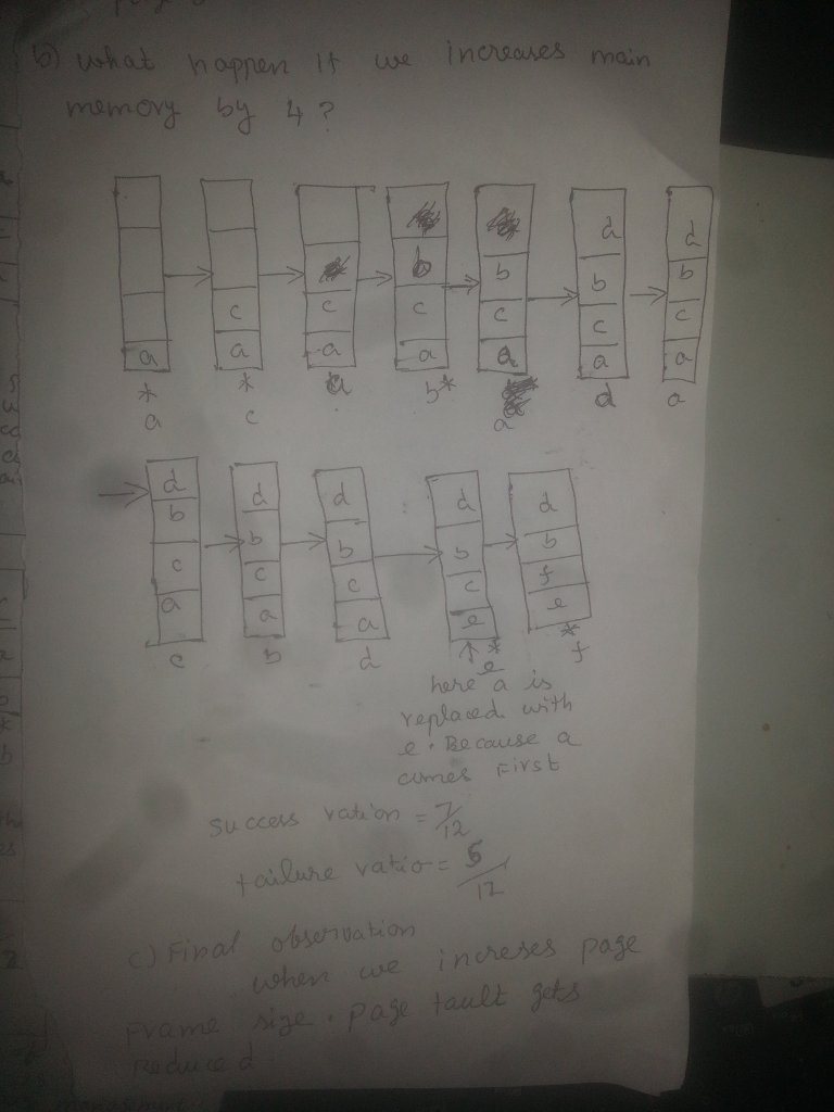 Question & Answer: 1. Given that main memory is composed of only three page frames for public ...