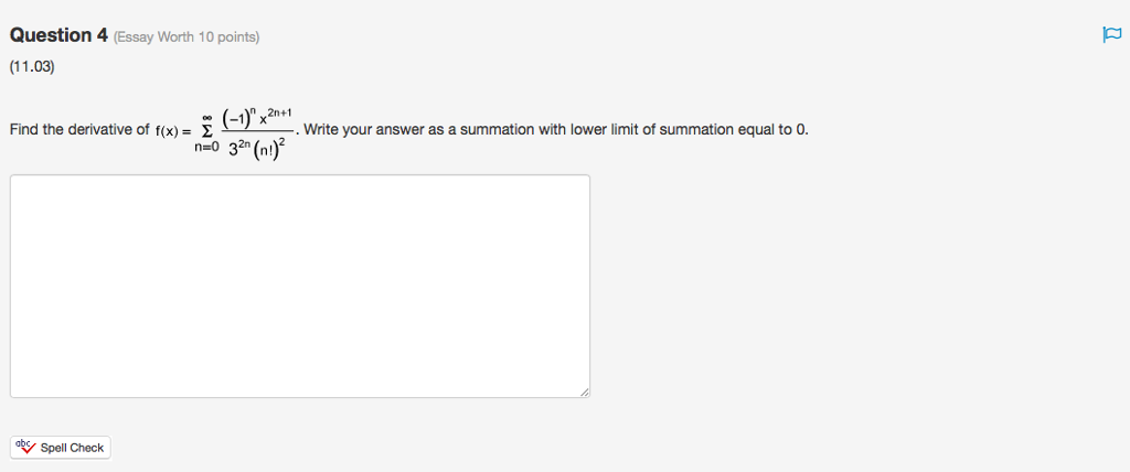 Solved Find the derivative of f (x) = sigma^infinity_n = 0 | Chegg.com