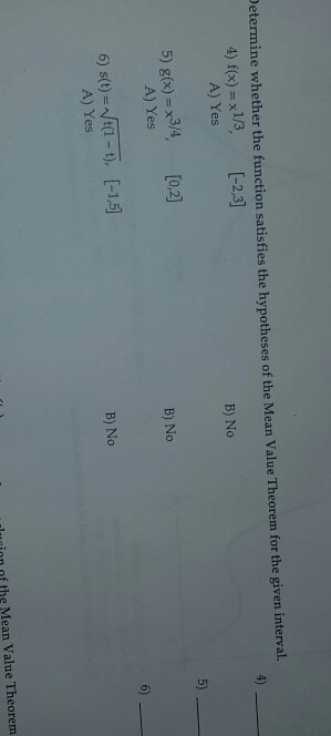 Solved Determine Whether The Function Satisfies The
