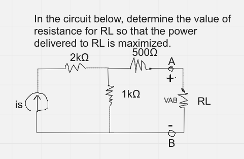 Solved In the circuit below, determine the value of | Chegg.com