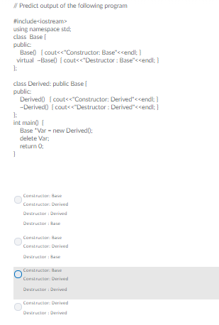 Solved & Predict output of the following program using | Chegg.com