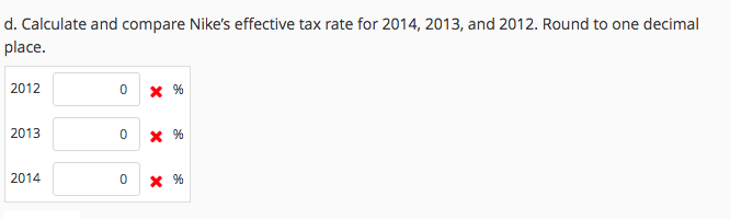 [Solved] Recording Income Tax Expense Nike, Inc., | SolutionInn