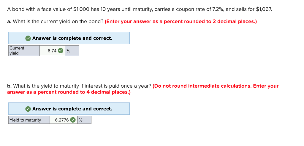 Solved A bond with a face value of $1,000 has 10 years until | Chegg.com