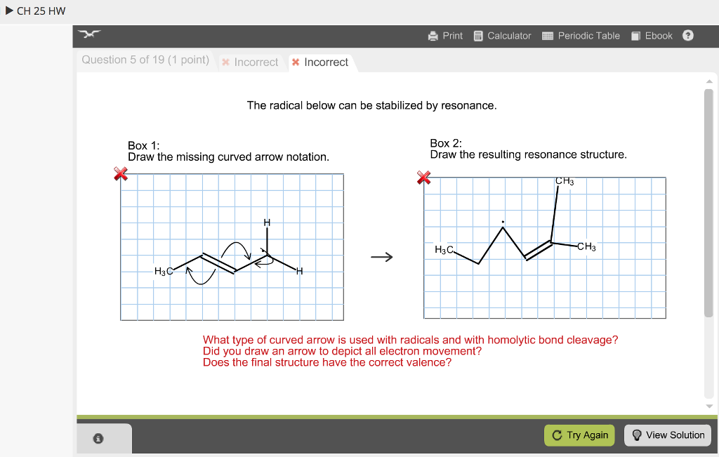 Solved I > CH 25 HW Print Calculator Periodic Table Ebook | Chegg.com