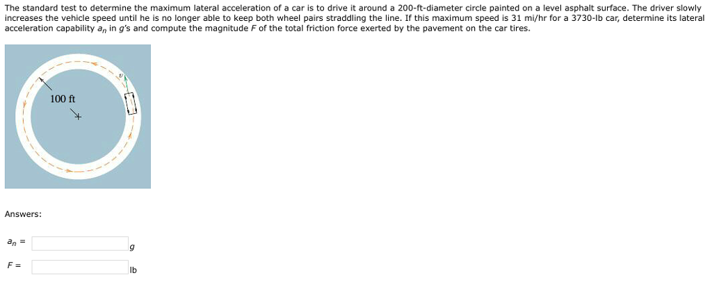 Solved The standard test to determine the maximum lateral | Chegg.com