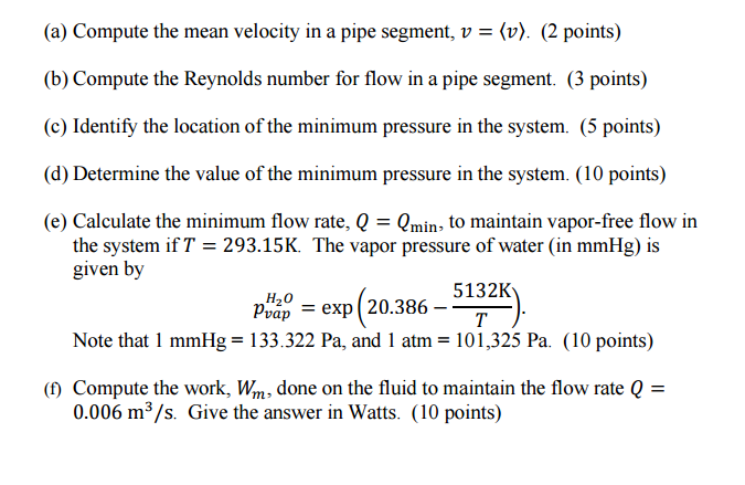 Solved Consider steady flow in the pipeline system shown in | Chegg.com