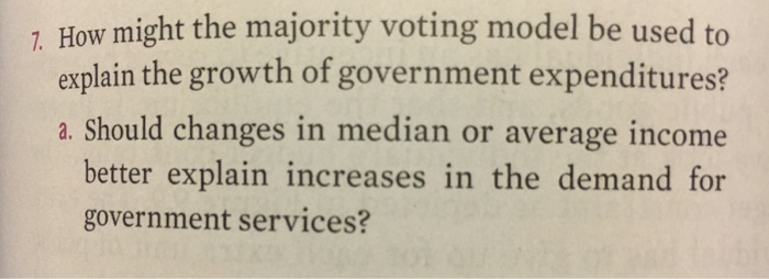 Solved 1. How might the majority voting model be used to | Chegg.com
