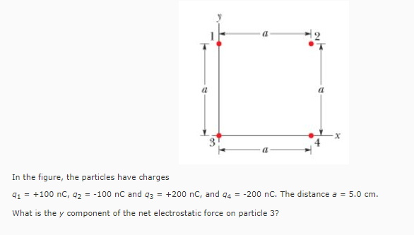 Solved In the figure, the particles have charges 41 What is | Chegg.com